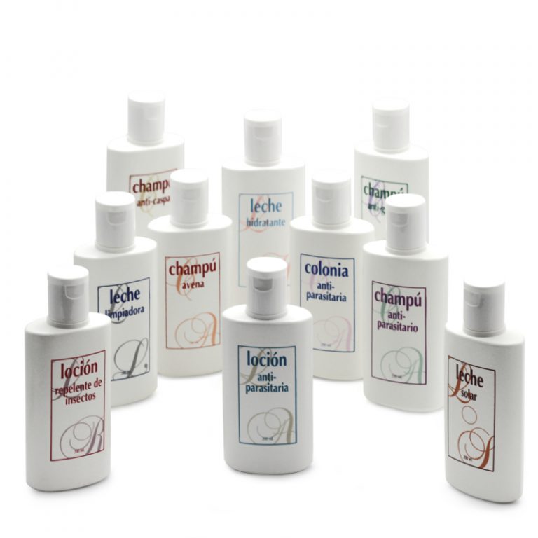 Silk-screen print “Loción Antiparasitaria” – JOSÉ MESTRE S.A.